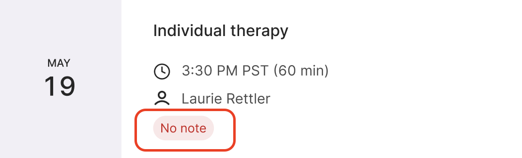 Overview of client charts in the Rula provider portal – Rula Therapist