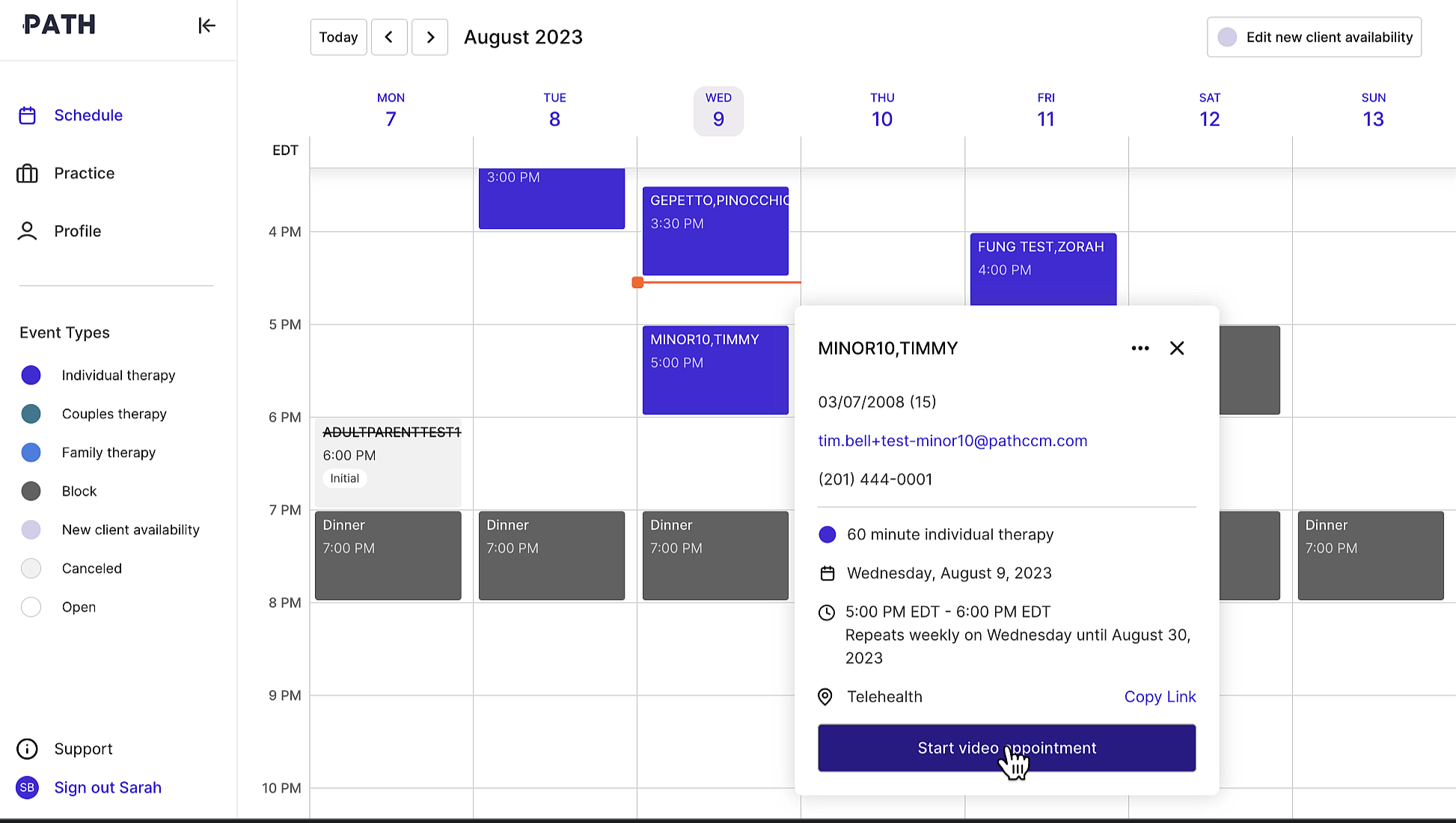 Onboarding study guide – Rula Therapist