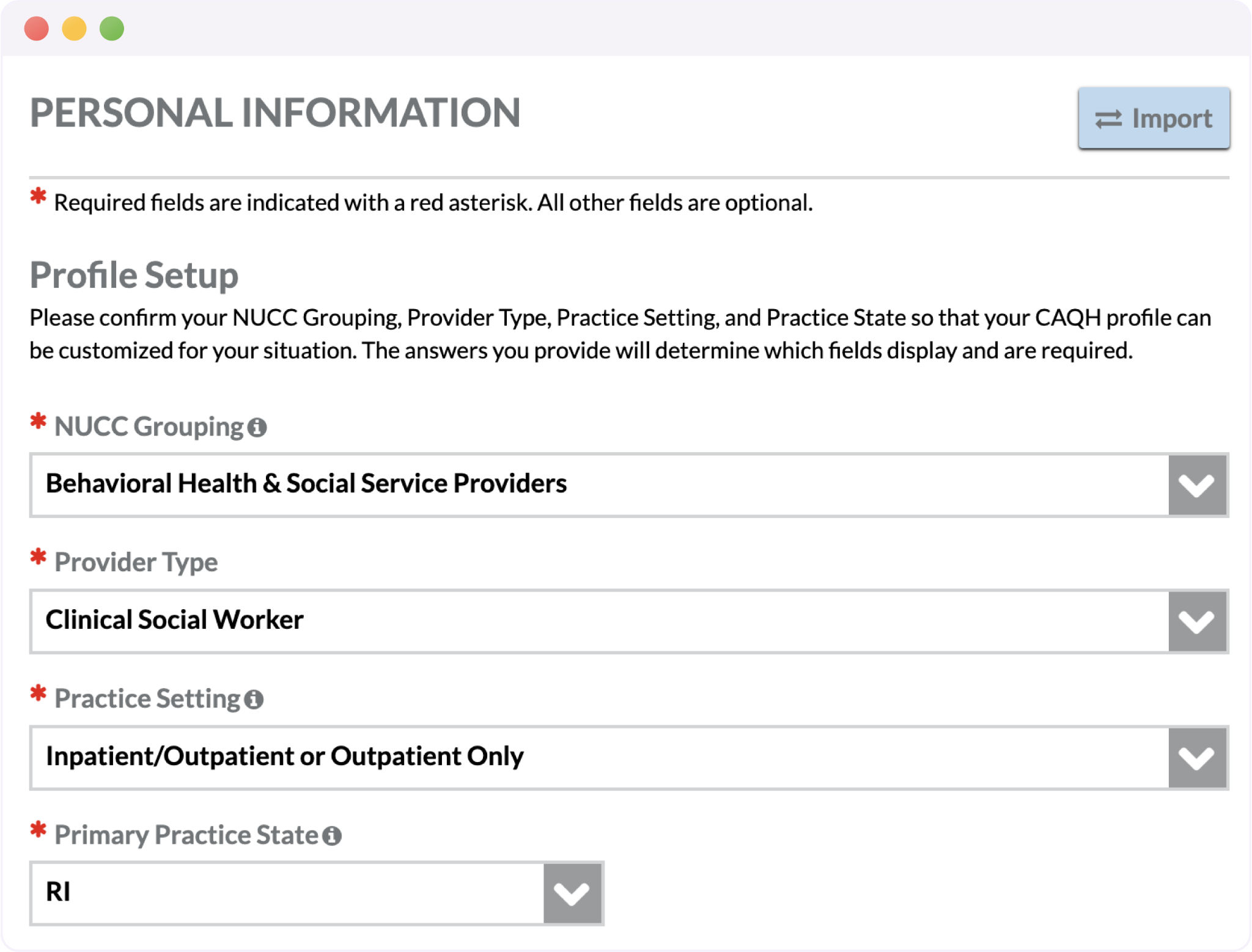 CAQH Profile Guide - Rhode Island – Rula Therapist