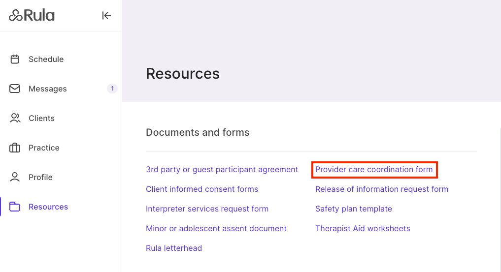 Coordinating care for your clients at Rula – Rula Therapist