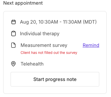 Overview of client charts in the Rula provider portal – Rula Therapist