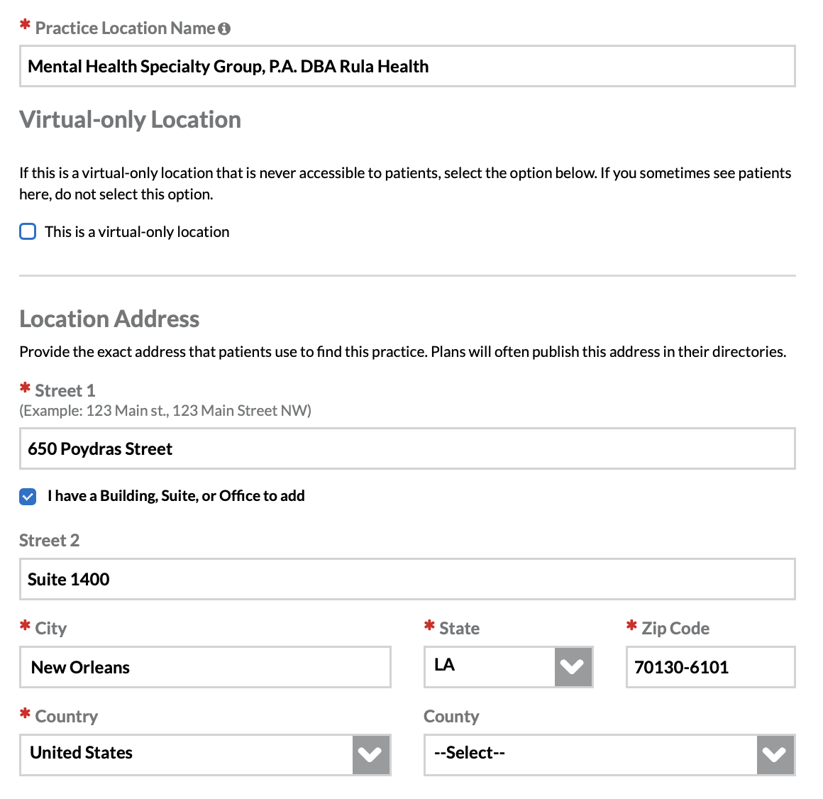 CAQH Profile Guide - Louisiana – Rula Therapist